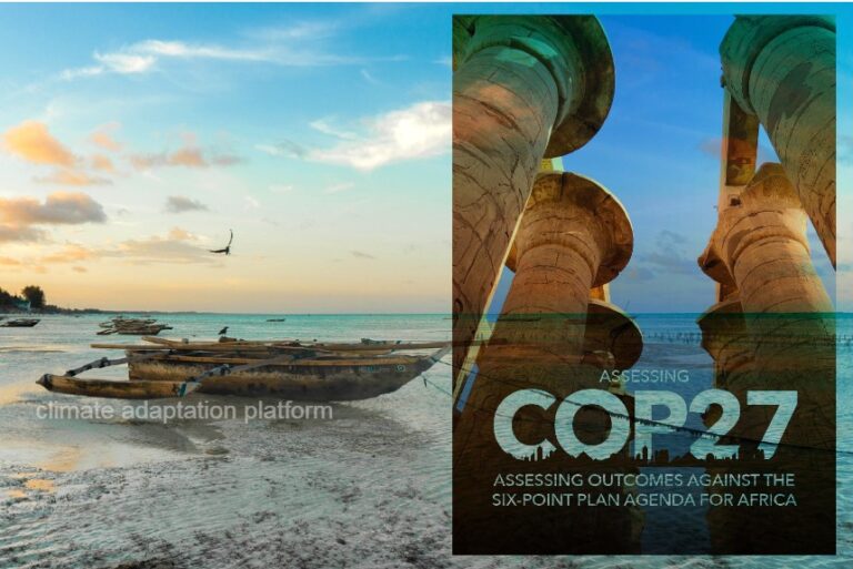 Mapping COP27 Climate Adaptation Objectives to Africa's Six-Point Plan ...